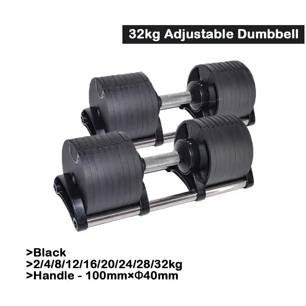 32kg Adjustable Dumbbell in Pair – SuperAlphago