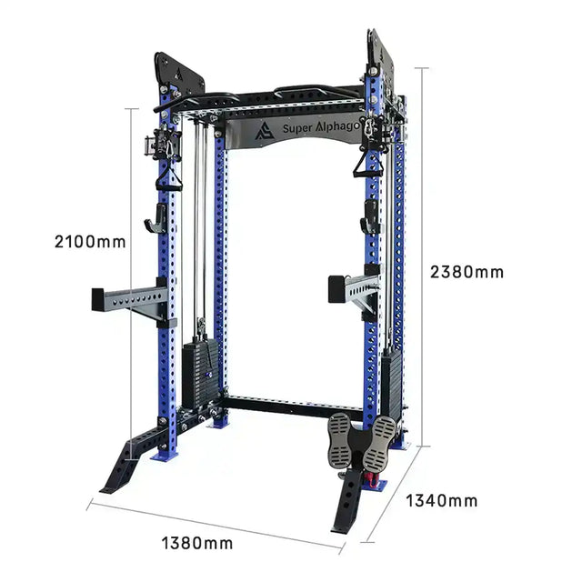 Shop Smith Cable Machine SP024 -Home Gym Equipment Squat & Bench Press ...