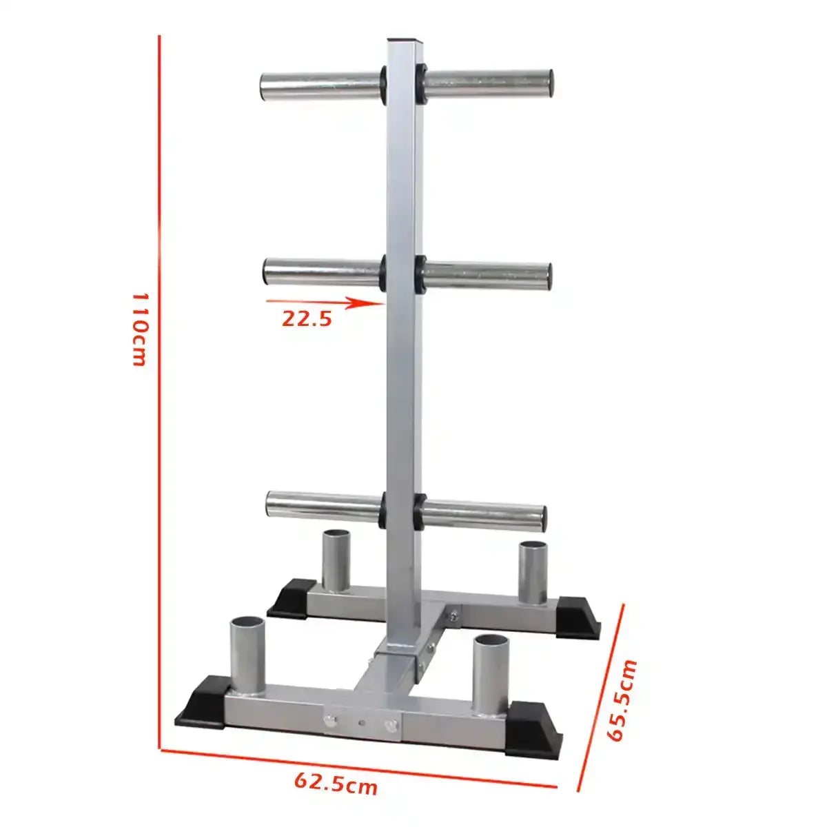 Olympic Weight Plates Barbell Storage Rack Stand - SuperAlphago